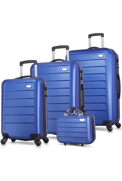 My Valice Ruby Abs 4'Lü Travel Valiz Seti Mavi My Valice Ruby Abs 4'Lü Travel Valiz Seti Mavi
