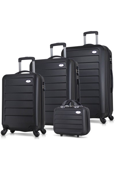 My Valice Ruby Abs 4'Lü Travel Valiz Seti Siyah My Valice Ruby Abs 4'Lü Travel Valiz Seti Siyah