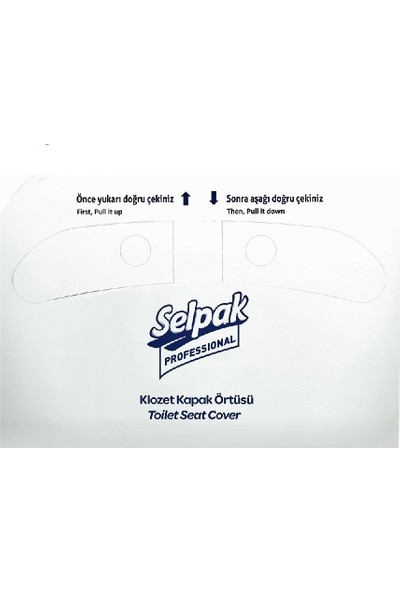 Selpak 250 Yaprak 10'lu Professional Klozet Kapak Örtüsü Selpak 250 Yaprak 10'lu Professional Klozet Kapak Örtüsü