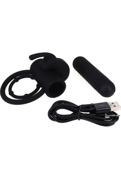 X-Men Yeni Titreşimli Siyah Penis Halkası X-Men Yeni Titreşimli Siyah Penis Halkası