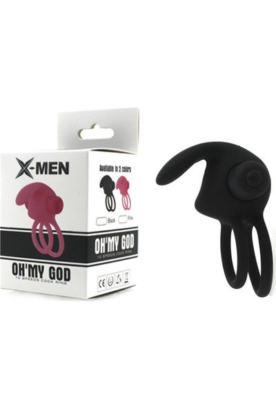 X-Men Oh My God 10 Hızlı Titreşimli Penis Halkası