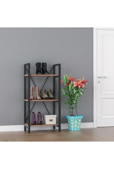 Wood House Menekşe 3 Raflı Ayakkabılık Wood House Menekşe 3 Raflı Ayakkabılık