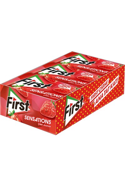First Sensations Çilek 27 gr - 12 Adet First Sensations Çilek 27 gr - 12 Adet