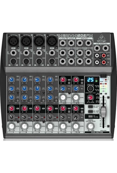 Behringer Xenyx 1202FX 12 Kanallı Efektli Ses Mikseri Behringer Xenyx 1202FX 12 Kanallı Efektli Ses Mikseri