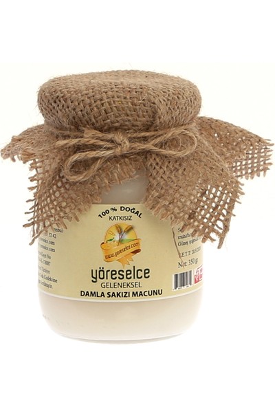 Yöreselce Ev Yapımı 250 gr Cam Kavanoz Damla Sakızı Macunu Yöreselce Ev Yapımı 250 gr Cam Kavanoz Damla Sakızı Macunu