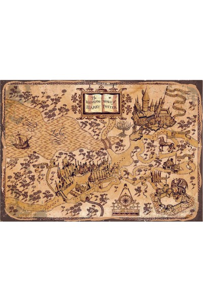 Marple's Harry Potter Çapulcu Haritası Poster Marple's Harry Potter Çapulcu Haritası Poster