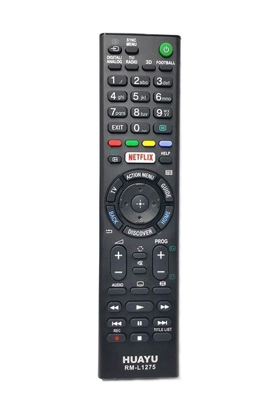 Swat Sony Bravia 3D Smart LED Tv Kumanda Netflıx Tuşlu RM-L1275 Swat Sony Bravia 3D Smart LED Tv Kumanda Netflıx Tuşlu RM-L1275