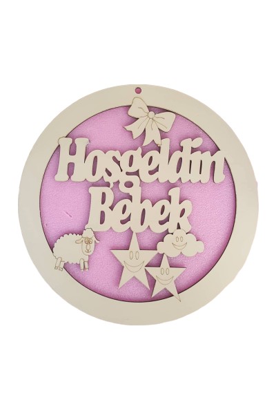 Dünya Keçe Hoşgeldin Bebek Kapı Süsü Dünya Keçe Hoşgeldin Bebek Kapı Süsü