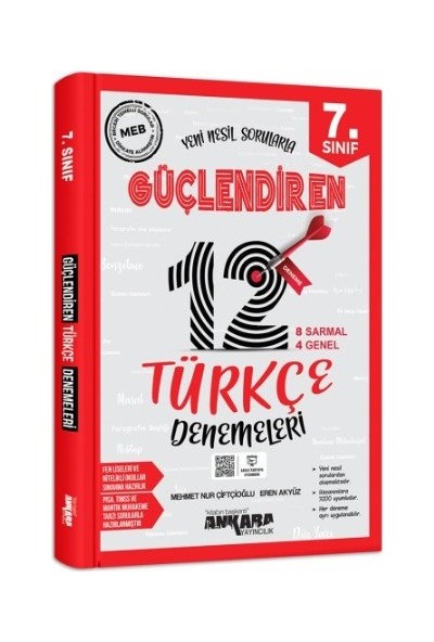 Ankara Yayıncılık 7.Sınıf Güçlendiren Türkçe 12 Deneme Sınavı Ankara Yayıncılık 7.Sınıf Güçlendiren Türkçe 12 Deneme Sınavı