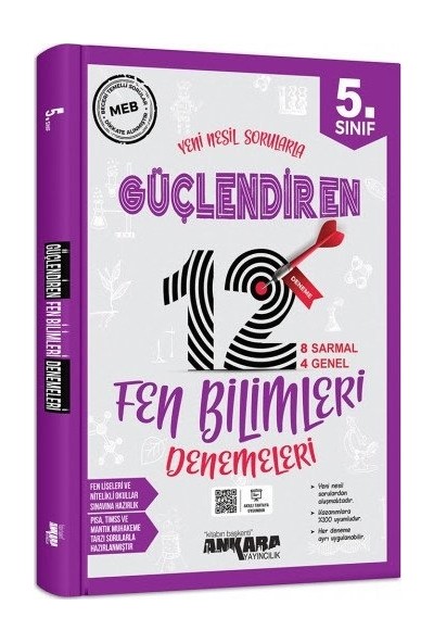Ankara Yayıncılık 5.Sınıf Güçlendiren Fen Bilimleri 12 Deneme Sınavı