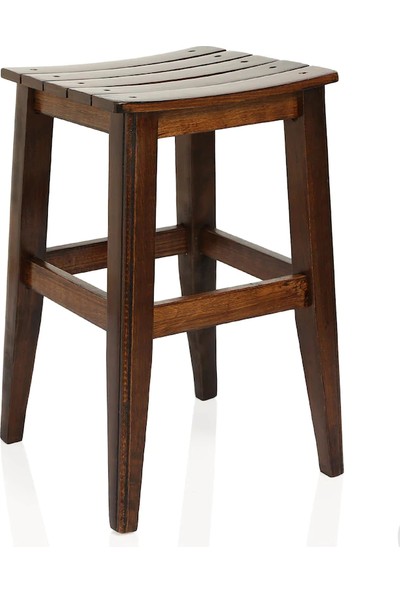 Türkay Ahşap Tabure Ceviz 35 x 40 cm