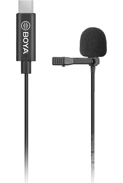 Boya By-M3 Type-C Telefon Yaka Mikrofonu Boya By-M3 Type-C Telefon Yaka Mikrofonu