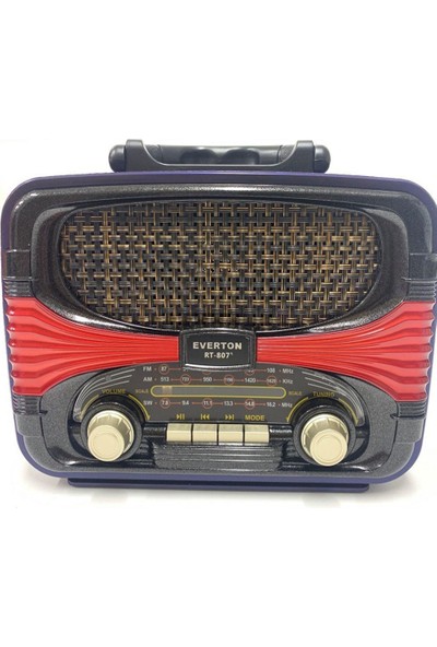 Everton RT-807 Nostaljik Bluetooth / Fm Radyo / USB / Sd Kart Everton RT-807 Nostaljik Bluetooth / Fm Radyo / USB / Sd Kart