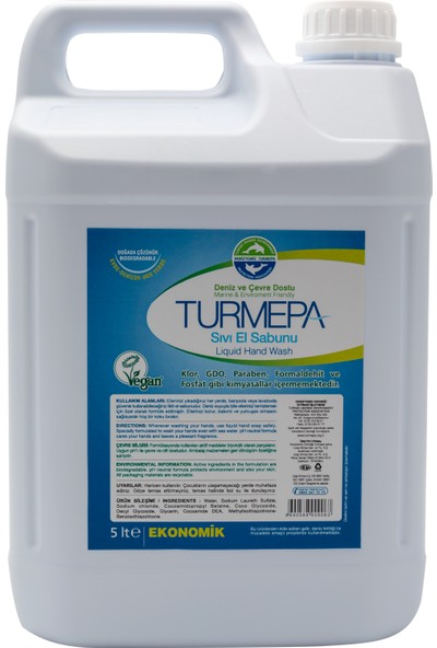 Turmepa Sıvı Sabun  5Lt
