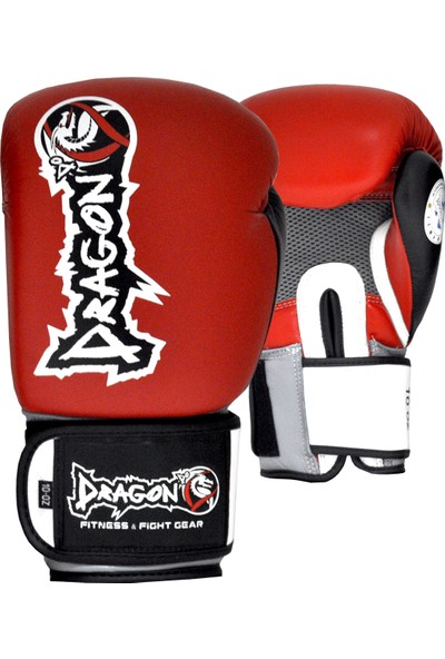 Dragon Ifma Onaylı Deri Muay Thai Boks Eldiveni Kırmızı Dragon Ifma Onaylı Deri Muay Thai Boks Eldiveni Kırmızı
