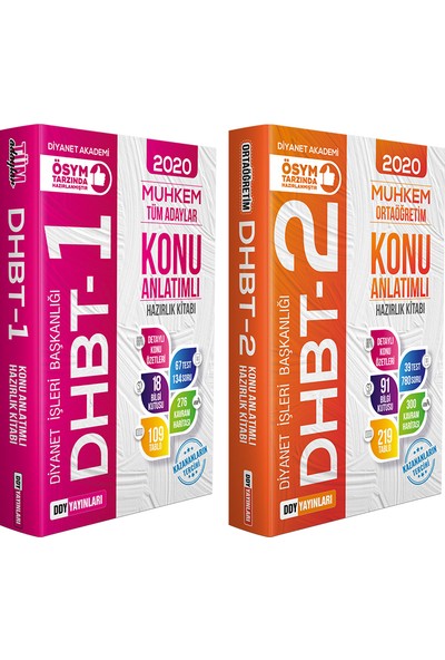 Ddy Yayınları DHBT 2020 Muhkem Serisi Ortaöğretim (Ihl) DHBT-1 DHBT-2 Konu 2'li Set Ddy Yayınları DHBT 2020 Muhkem Serisi Ortaöğretim (Ihl) DHBT-1 DHBT-2 Konu 2'li Set