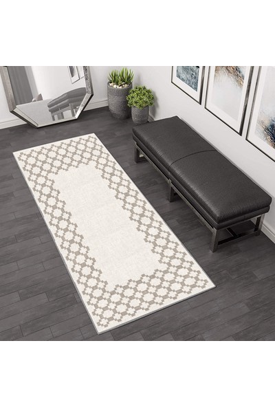 Decovilla Kilyos Krem Halı Yolluk Giriş Halısı Yıkanabilir Kaymaz Taban 120x180 Decovilla Kilyos Krem Halı Yolluk Giriş Halısı Yıkanabilir Kaymaz Taban 120x180