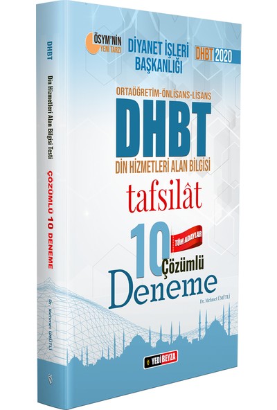 Ddy Yayınları Dhbt 2020 Tafsilat Serisi Tüm Adaylar 10 Çözümlü Deneme Ddy Yayınları Dhbt 2020 Tafsilat Serisi Tüm Adaylar 10 Çözümlü Deneme