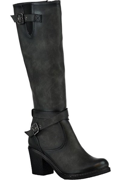 Fox Shoes Gri Kadın Çizme C674250109