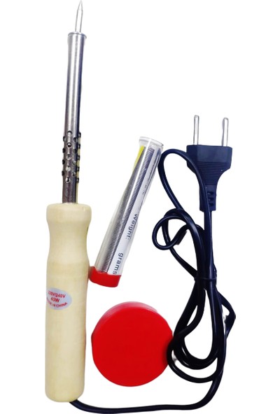 Makro Yapı Kalem Havya Teli ve Lehim Pastası 3'lü Set 40 W Lehim Cihazı