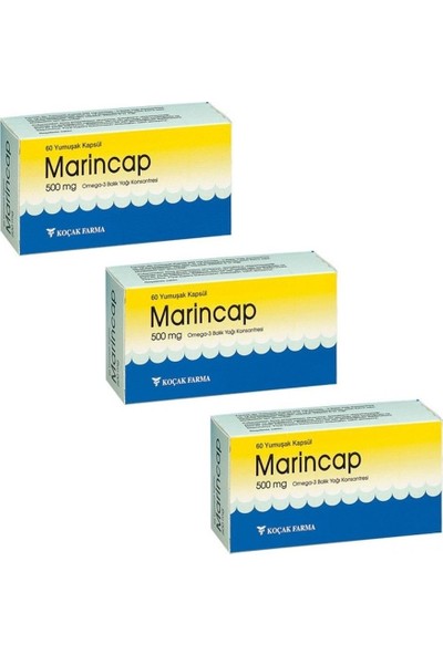 Marincap 500 Mg 60 Kapsül - 3 Kutu
