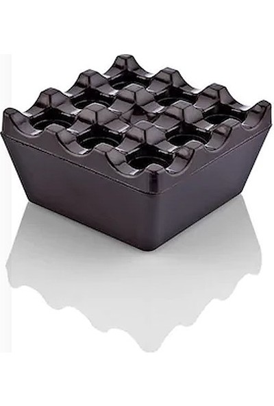 Moniev Küllük 2'li Izgara Siyah Melamin Kül Tablası