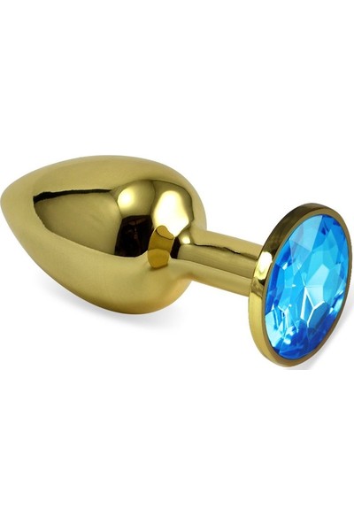 X-Men Gold Metal Taşlı Küçük Boy Anal Plug X-Men Gold Metal Taşlı Küçük Boy Anal Plug