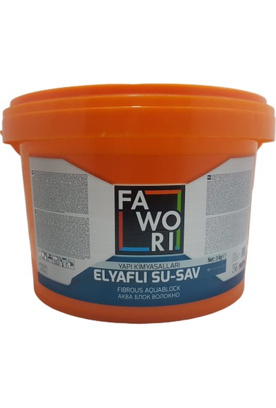 Fawori Elyaflı Su-Sav Su Yalıtım Beyaz