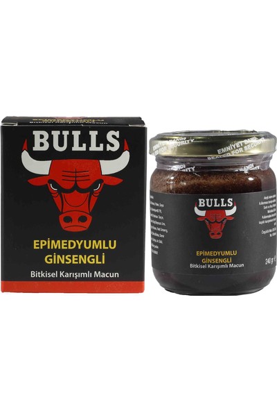 Bulls Büyük 240 gr Epimedyumlu Ginsengli Macun Bulls Büyük 240 gr Epimedyumlu Ginsengli Macun