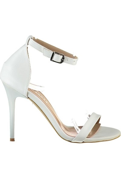 Fox Shoes Beyaz Kadın Topuklu Ayakkabı B922112609
