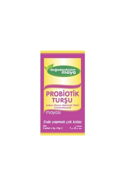 Doğadan Bizim Probiyotik Turşu Mayası 1 Kutu Doğadan Bizim Probiyotik Turşu Mayası 1 Kutu