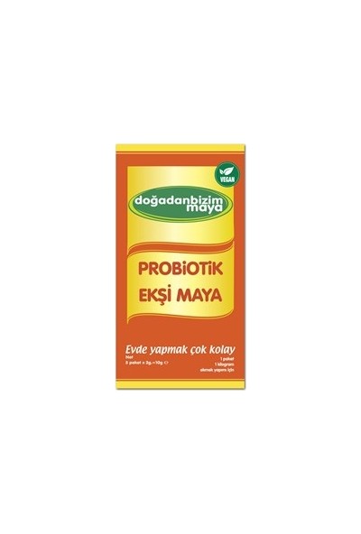 Doğadan Bizim Probiotik Ekşi Maya 1 Kutu Doğadan Bizim Probiotik Ekşi Maya 1 Kutu