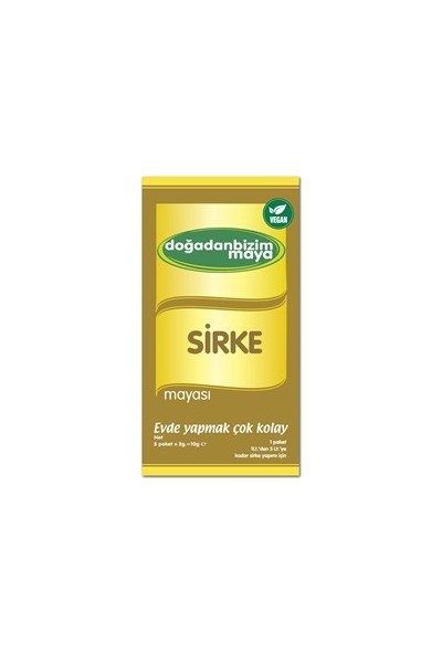 Doğadan Bizim Probiotik Sirke Mayası 1 Kutu Doğadan Bizim Probiotik Sirke Mayası 1 Kutu