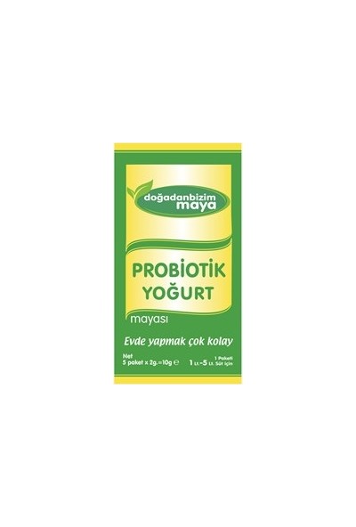 Doğadan Bizim Probiyotik Yoğurt Mayası 1 Kutu Doğadan Bizim Probiyotik Yoğurt Mayası 1 Kutu
