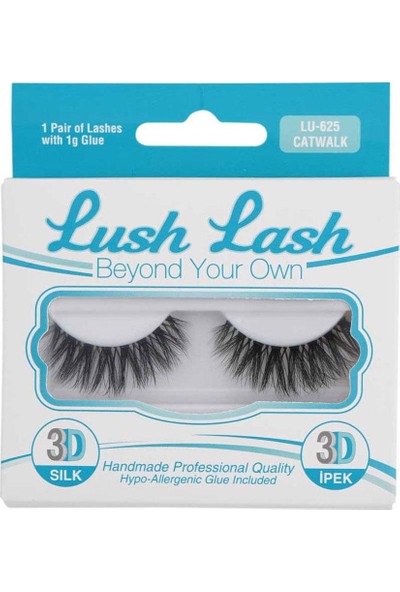 Lush Lash Ipek Kirpik 3D Catwalk LU-625 8699067176258