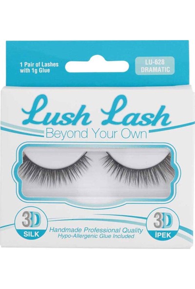 Lush Lash Ipek Kirpik 3D Dramatic LU-628 8699067176289 Lush Lash Ipek Kirpik 3D Dramatic LU-628 8699067176289