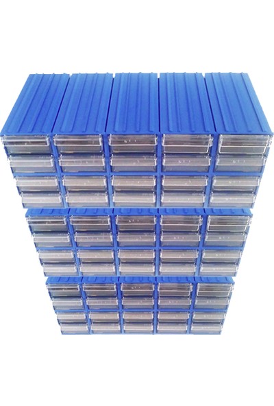 Sembol 300 Plastik Çekmeceli Kutu 60 Çekmeceli