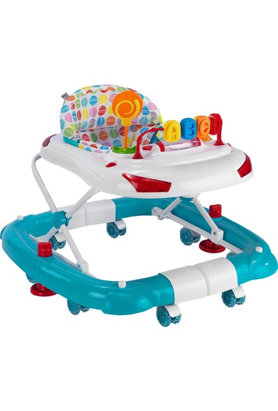 Babyhope 219 Desenli Salla Yürüteç Yeşil