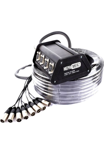 Hepa Merz Stage-8C-20M 8 Kanal 20 Metre Multicore Kablolu Hazır Stage Box Hepa Merz Stage-8C-20M 8 Kanal 20 Metre Multicore Kablolu Hazır Stage Box