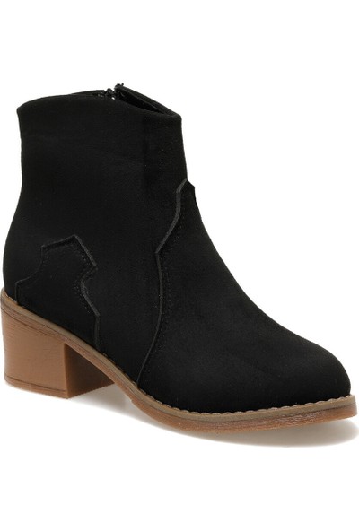 Butigo Frezya Siyah Kadın Topuklu Bot