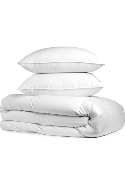 Kunzita Home Çift Kişilik Microfiber Yorgan ve 2 Yastık