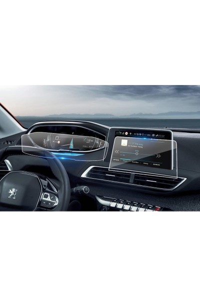 Cayka Peugeot 2008 3008 5008 Gösterge ve Navigasyon 9H Nano Ekran Koruyucu Cayka Peugeot 2008 3008 5008 Gösterge ve Navigasyon 9H Nano Ekran Koruyucu