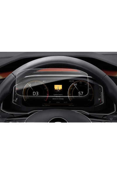 Cayka Volkswagen Yeni Passat Dijital Gösterge 9H Nano Ekran Koruyucu Cayka Volkswagen Yeni Passat Dijital Gösterge 9H Nano Ekran Koruyucu