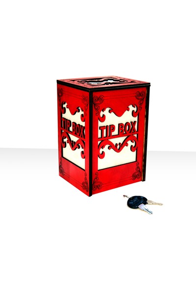 Kara Koç Ahşap Tip Box Bahşiş Kutusu Anahtarlı Kilitli Kara Koç Ahşap Tip Box Bahşiş Kutusu Anahtarlı Kilitli