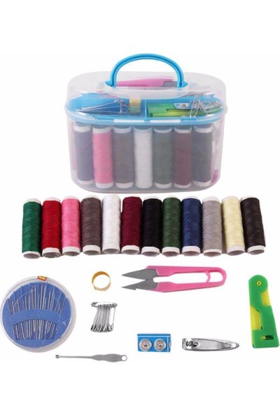 Kaktüs Kedi 711837 Çok İşlevli Seyahat İğne İplik Seti