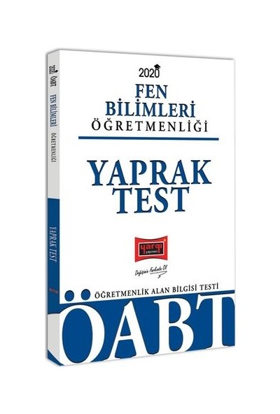Yargı Yayınevi 2020 ÖABT Fen Bilimleri Öğretmenliği Yaprak Test Yargı Yayınevi 2020 ÖABT Fen Bilimleri Öğretmenliği Yaprak Test