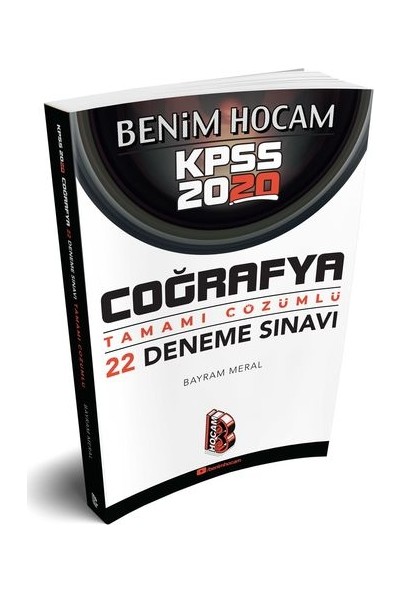 Benim Hocam 2020 KPSS Coğrafya Tamamı Çözümlü 22 Deneme Benim Hocam 2020 KPSS Coğrafya Tamamı Çözümlü 22 Deneme