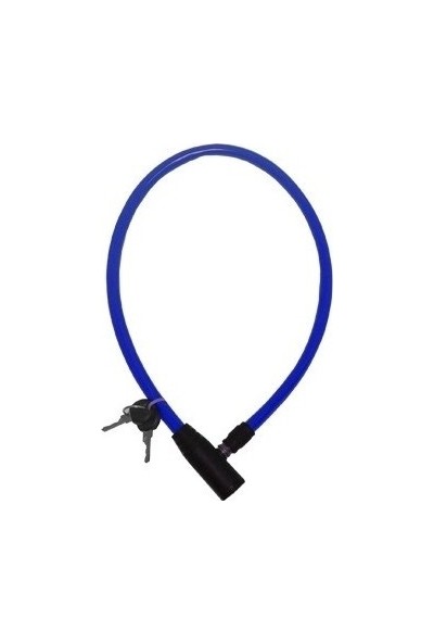 Automix Motosiklet ve Bisiklet Kilidi Mavi 65 cm