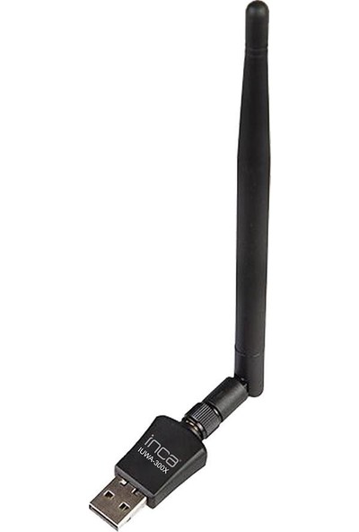 Inca IUWA-300X 300 Mbps 11N Harici 5Dbi Anten Wireless Adaptör Inca IUWA-300X 300 Mbps 11N Harici 5Dbi Anten Wireless Adaptör