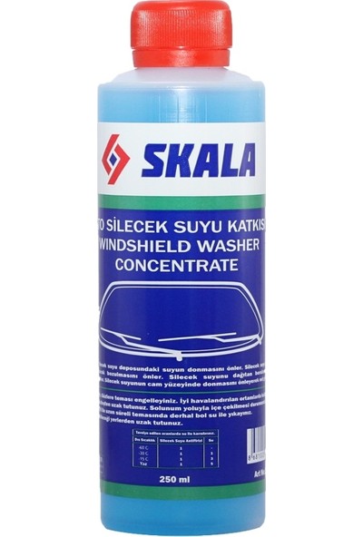 Skala Oto Silecek Suyu Katkısı Konsantre -60 C 250 ml Skala Oto Silecek Suyu Katkısı Konsantre -60 C 250 ml